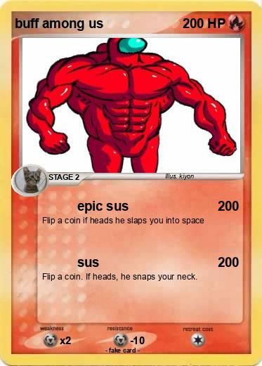 Pokémon buff among us 2 2 - epic sus - My Pokemon Card