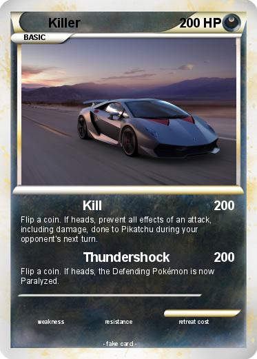 Pokémon Killer 3885 3885 - Kill - My Pokemon Card