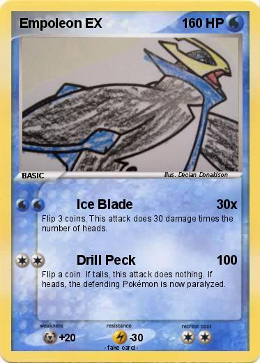 Pokémon Empoleon EX 38 38 - Ice Blade - My Pokemon Card