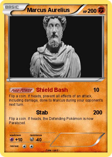 Pokémon Marcus Aurelius 5 5 - Shield Bash - My Pokemon Card