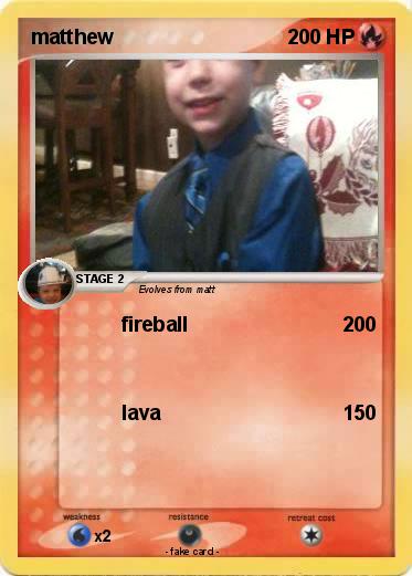 Pokémon matthew 655 655 - fireball - My Pokemon Card