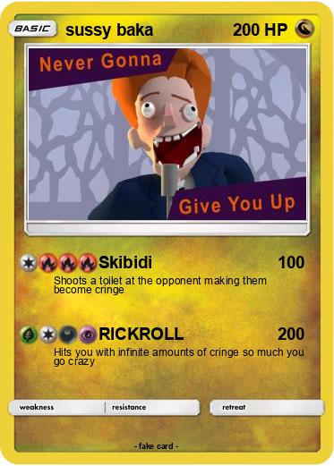 Pokémon sussy baka 239 239 - Skibidi - My Pokemon Card