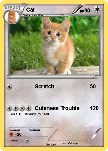Pokémon Cat 3160 3160 - Scratch - My Pokemon Card
