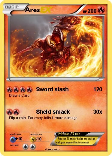 Pokémon Ares 373 373 - Sword slash - My Pokemon Card