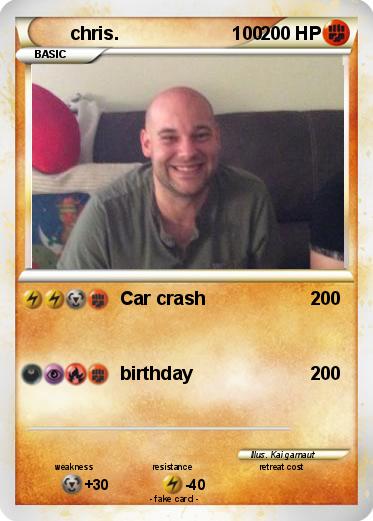 Pokémon chris 100 1 1 - Car crash - My Pokemon Card