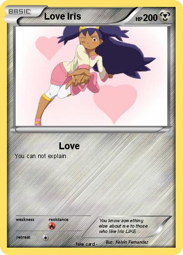 Pokémon Love Iris - Love - My Pokemon Card