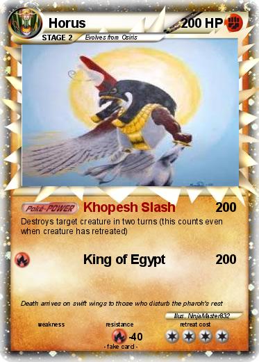 Pokémon Horus 30 30 - Khopesh Slash - My Pokemon Card