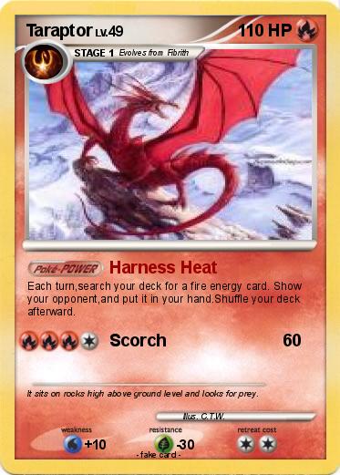 Pokémon Taraptor - Harness Heat - My Pokemon Card