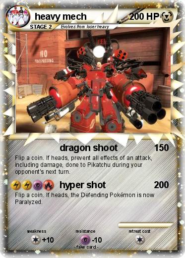 Pokémon heavy mech - dragon shoot - My Pokemon Card