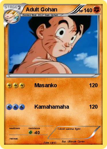 Pokémon Adult Gohan 10 10 - Masanko - My Pokemon Card