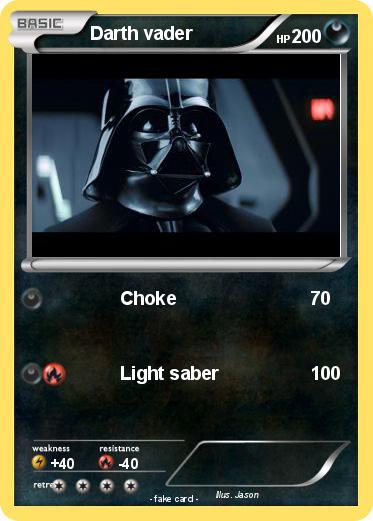 Pokémon Darth vader 1723 1723 - Choke - My Pokemon Card