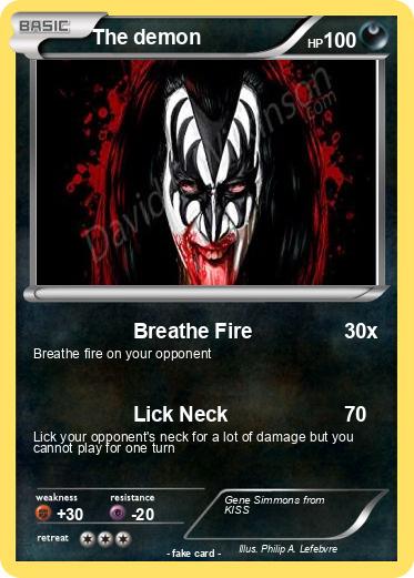 Pokémon The demon 70 70 - Breathe Fire - My Pokemon Card