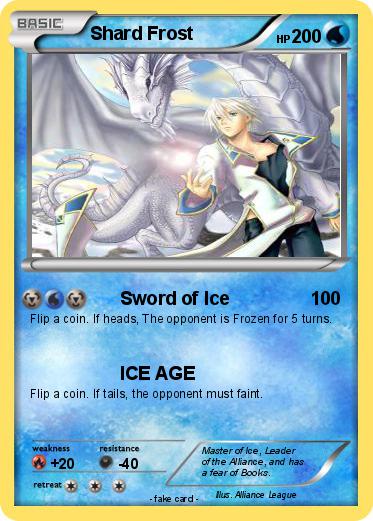 Pokémon Shard Frost - Sword of Ice - My Pokemon Card