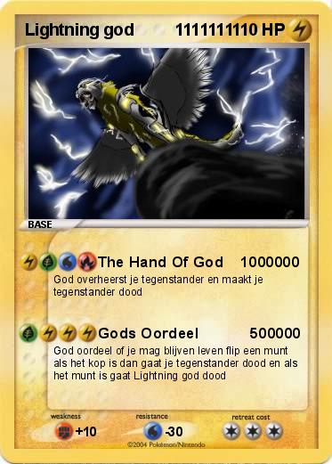 Pokémon Lightning god 1111111 1111111 - The Hand Of God 1000000 - My ...
