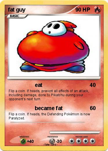 Pokémon fat guy 239 239 - eat - My Pokemon Card