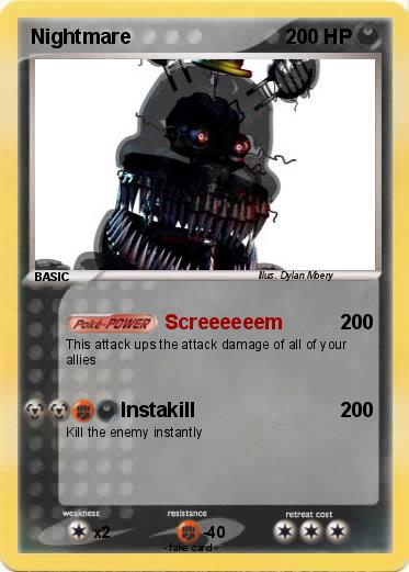 Pokémon Nightmare 893 893 - Screeeeeem - My Pokemon Card