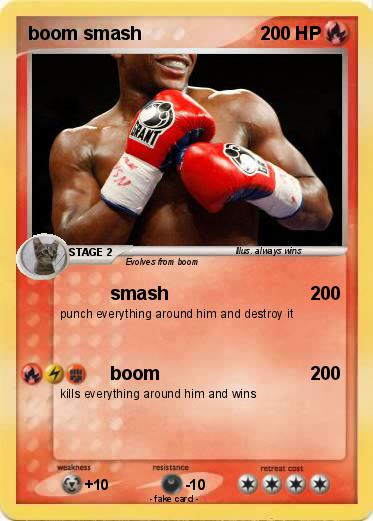 Pokémon boom smash - smash - My Pokemon Card