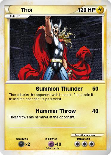 Pokémon Thor 501 501 - Summon Thunder - My Pokemon Card