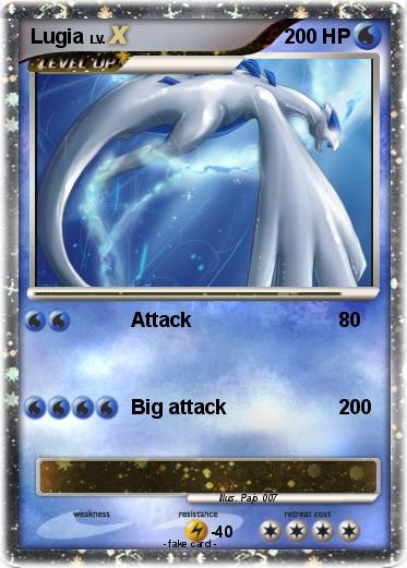 Pokémon Lugia 4612 4612 - Attack - My Pokemon Card
