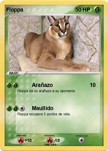 Pokémon Floppa 138 138 - Arañazo - My Pokemon Card