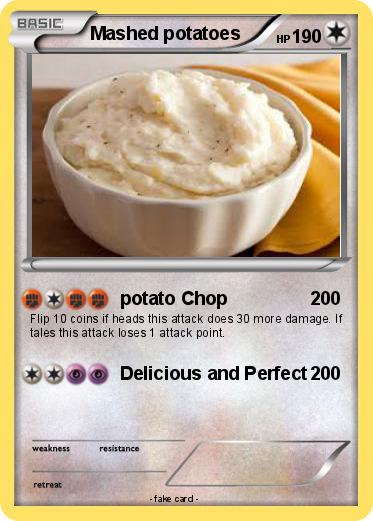 Pokémon Mashed potatoes 2 2 - potato Chop - My Pokemon Card