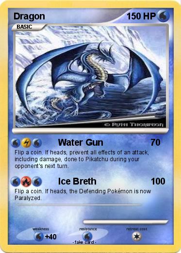 Pokémon Dragon 5378 5378 - Water Gun - My Pokemon Card
