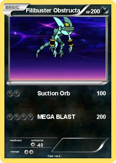 Pokémon Filibuster Obstructa - Suction Orb - My Pokemon Card