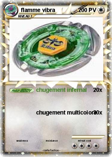 Pokémon flamme vibra - chugement infernal - Ma carte Pokémon