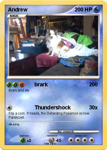 Pokémon Andrew 718 718 - brark - My Pokemon Card
