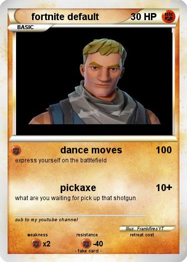 Pokémon fortnite default 2 2 - dance moves - My Pokemon Card