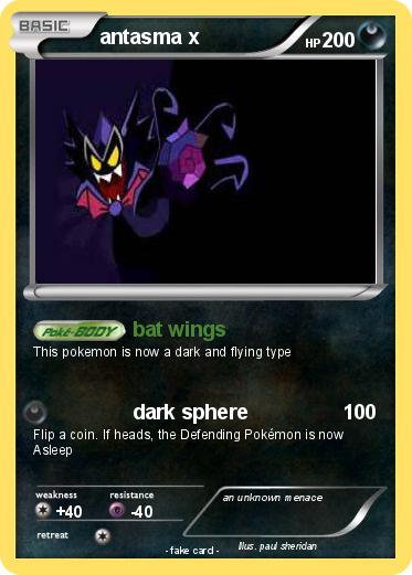 Pokémon antasma x 5 5 - bat wings - My Pokemon Card