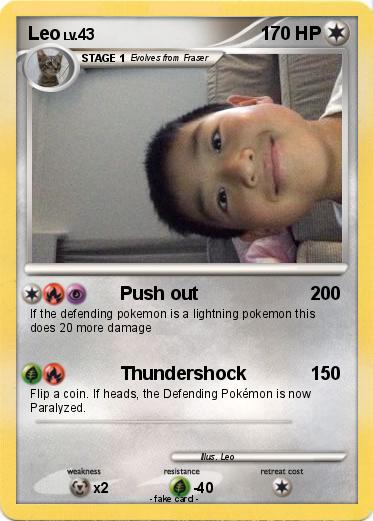 Pokémon Leo 1265 1265 - Push out - My Pokemon Card