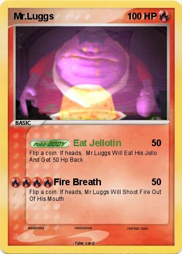 Pokémon Mr Luggs 1 1 - Eat Jellotin - My Pokemon Card