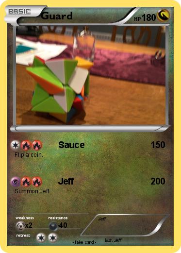 Pokémon Guard 49 49 - Sauce - My Pokemon Card