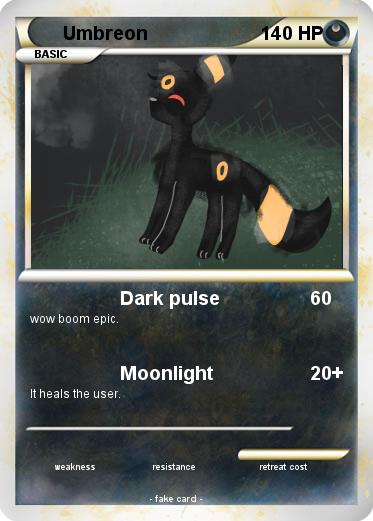 Pokémon Umbreon 1831 1831 - Dark pulse - My Pokemon Card