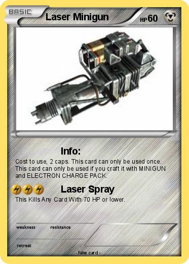 Pokémon Laser Minigun - Info: - My Pokemon Card