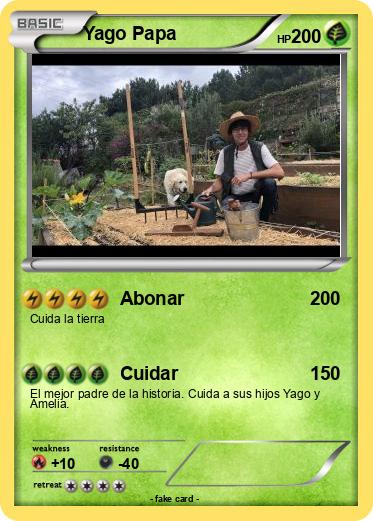 Pokémon Yago Papa - Abonar - Mi carta pokémon