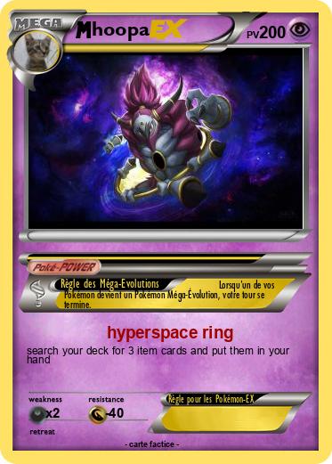 Pokémon hoopa 798 798 - hyperspace ring - Ma carte Pokémon