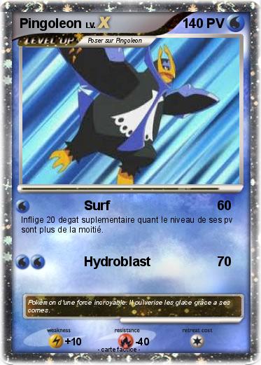 Pokémon Pingoleon 431 431 - Surf - Ma carte Pokémon
