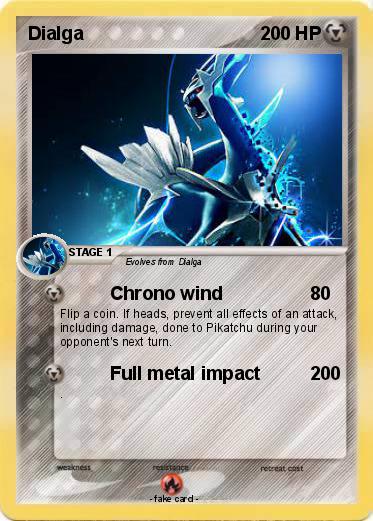 Pokémon Dialga 7274 7274 - Chrono wind - My Pokemon Card