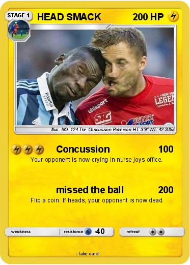 Pokémon HEAD SMACK - Concussion - My Pokemon Card