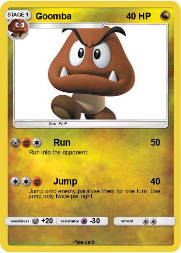 Pokémon Goomba 892 892 - Run - My Pokemon Card