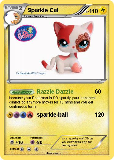 Pokémon Sparkle Cat - Razzle Dazzle - My Pokemon Card