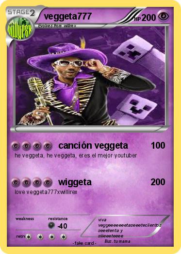 Pokémon veggeta777 - canción veggeta - My Pokemon Card