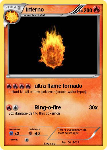 Pokémon inferno 401 401 - ultra flame tornado - My Pokemon Card