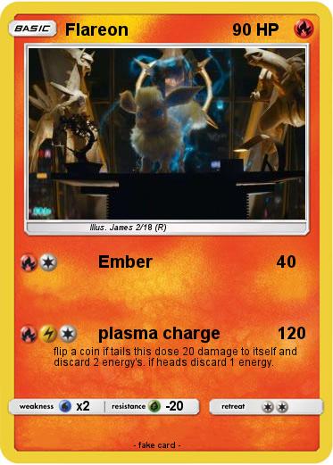 Pokémon Flareon 817 817 - Ember - My Pokemon Card
