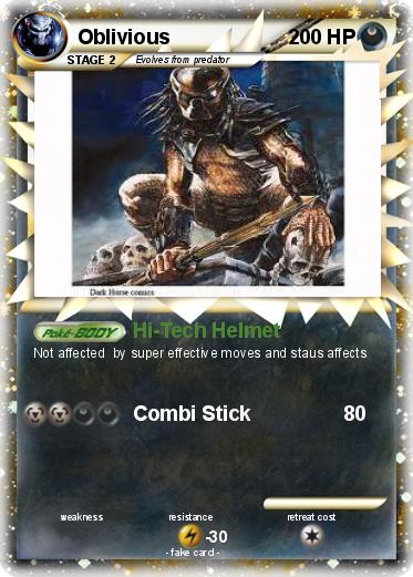 Pokémon Oblivious - Hi-Tech Helmet - My Pokemon Card