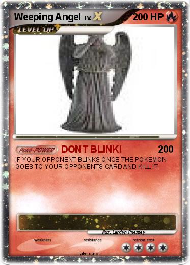 Pokémon Weeping Angel 84 84 - DONT BLINK! - My Pokemon Card