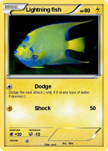 Pokémon Lightning fish 2 2 - Dodge - My Pokemon Card