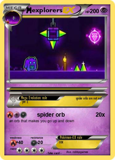 Pokémon explorers - spider orb - My Pokemon Card